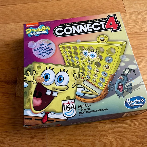 Hasbro | Toys | Hasbro Nickelodeon Spongebob Squarepants Connect Four ...